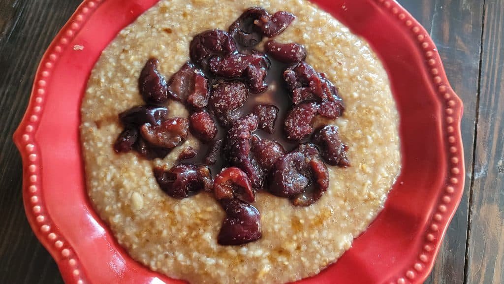 Sugar Free Cherry Amaretto Oatmeal - Jennifer Overstreet