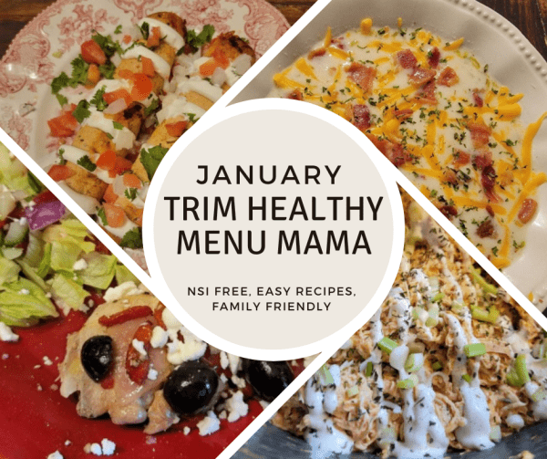 January NSI Family Friendly Trim Healthy Mama Dinner Menu - Jennifer ...