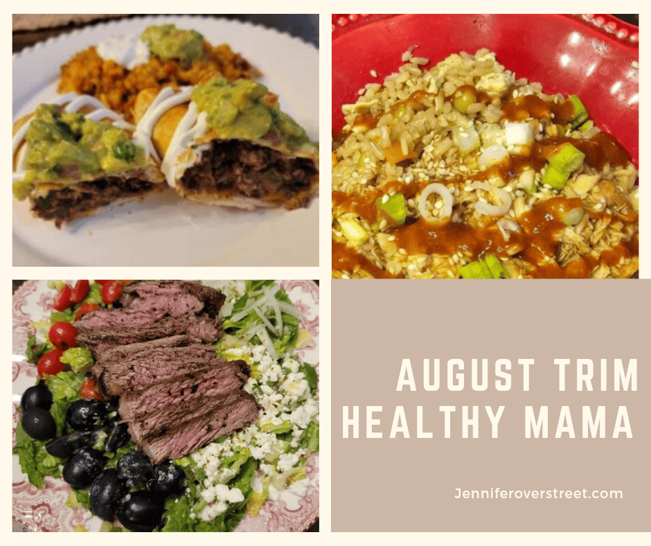 August Trim Healthy Mama Menu - Jennifer Overstreet