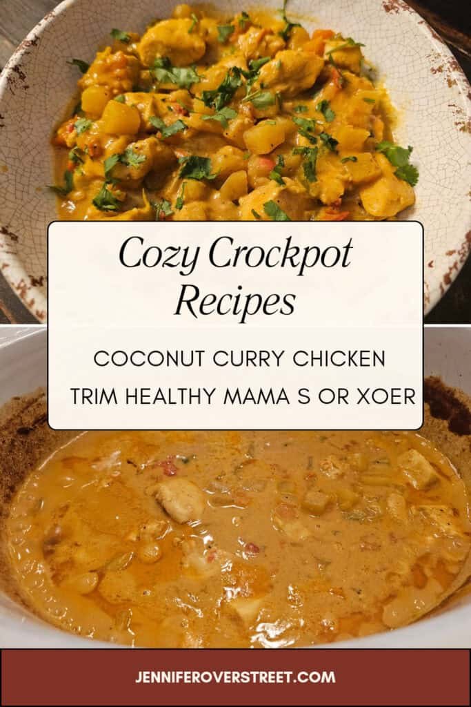 Crockpot Coconut Curry Chicken- Easy Trim Healthy Mama Recipe ...