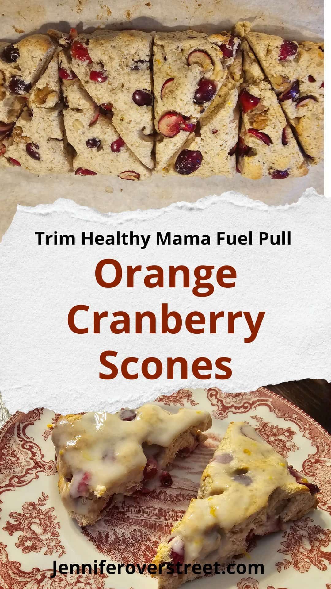 Orange Cranberry Fuel Pull Scones (THM FP – Low Carb, Sugar Free ...