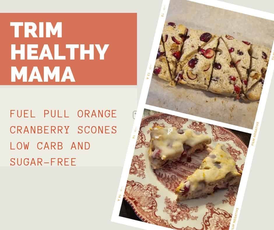 Orange Cranberry Fuel Pull Scones (THM FP – Low Carb, Sugar Free ...