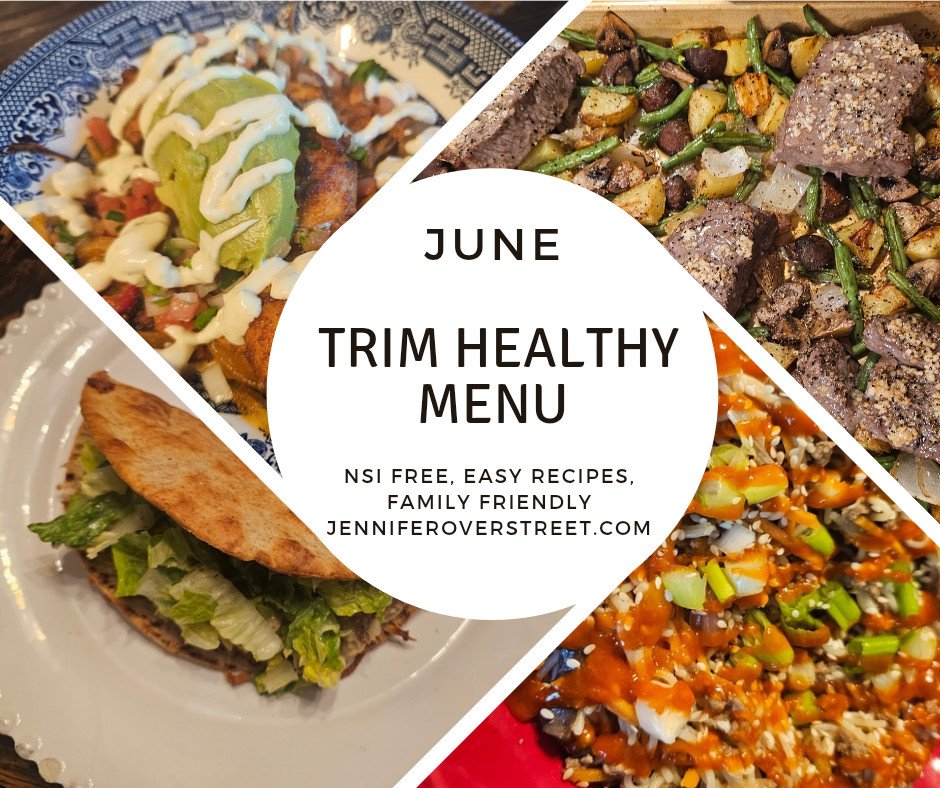 Your Sunshine-Filled June 2026 Trim Healthy Mama Dinner Menu - Jennifer ...